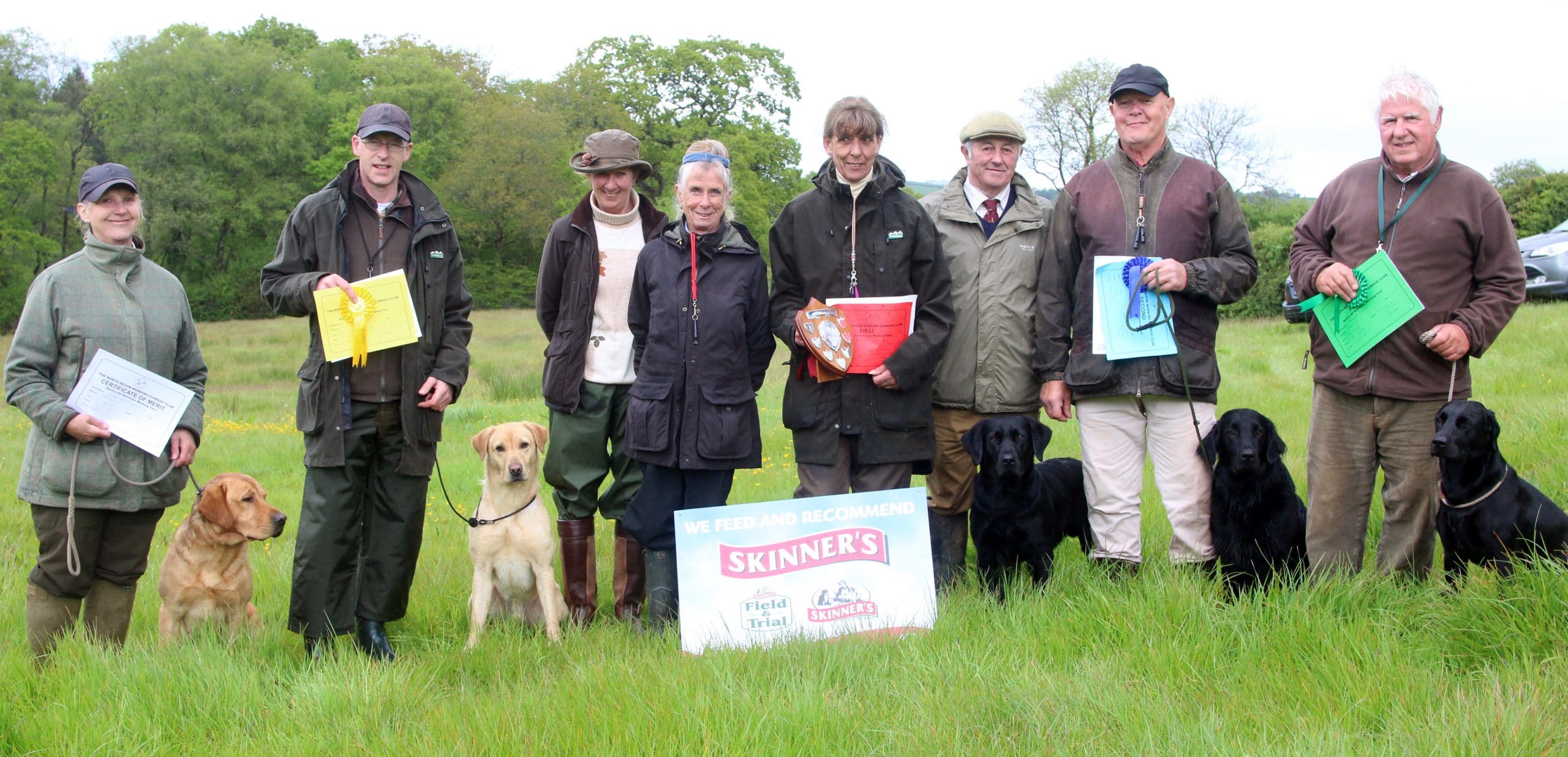 Novice AV Retriever Working Test Results | North Devon Working Gundog Club